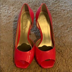 Jessica Simpson | Shoes | Jessica Simpson Hot Pink High Heels | Poshmark